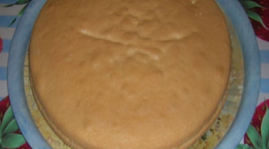 Massa De Pão De Ló Simples - Receita Toda Hora