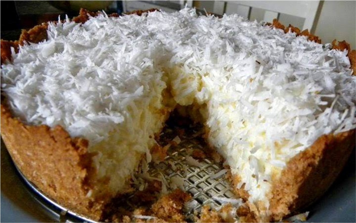 Torta de coco maravilhosa tão fácil de fazer que até quem não sabe ...