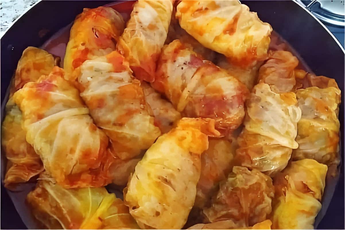 Charuto de repolho com carne moída especial é saudável e muito fácil de ...