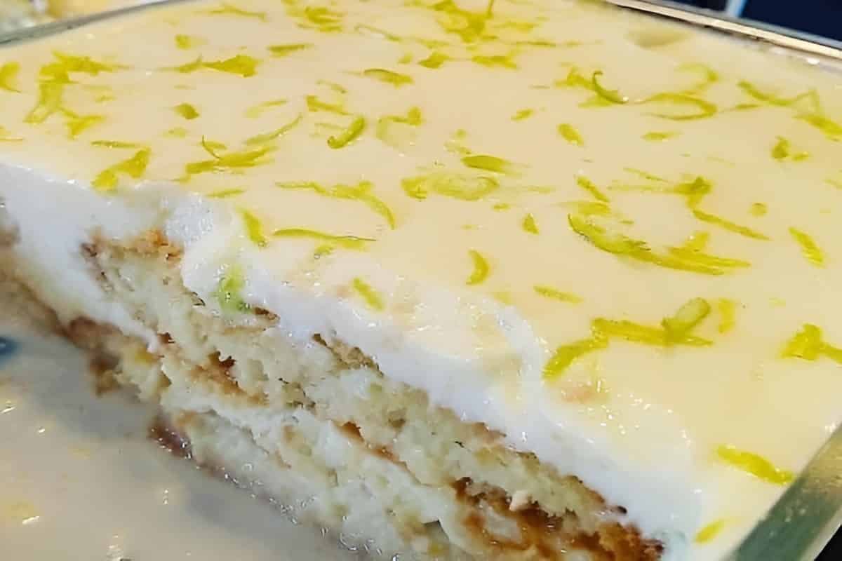 Pavê de limão uma sobremesa leve e refrescante para fazer em 20 minutos