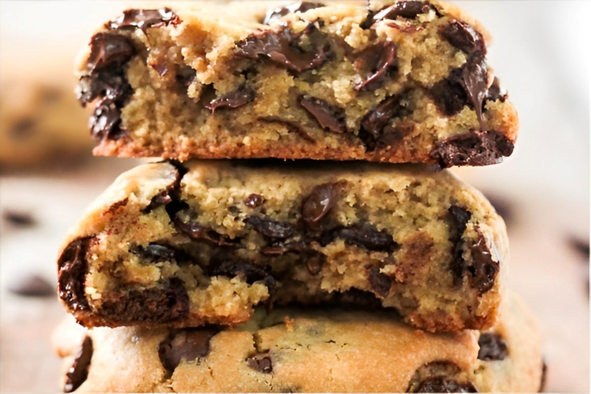 Cookie de cafeteria recheado uma delícia para fazer em casa