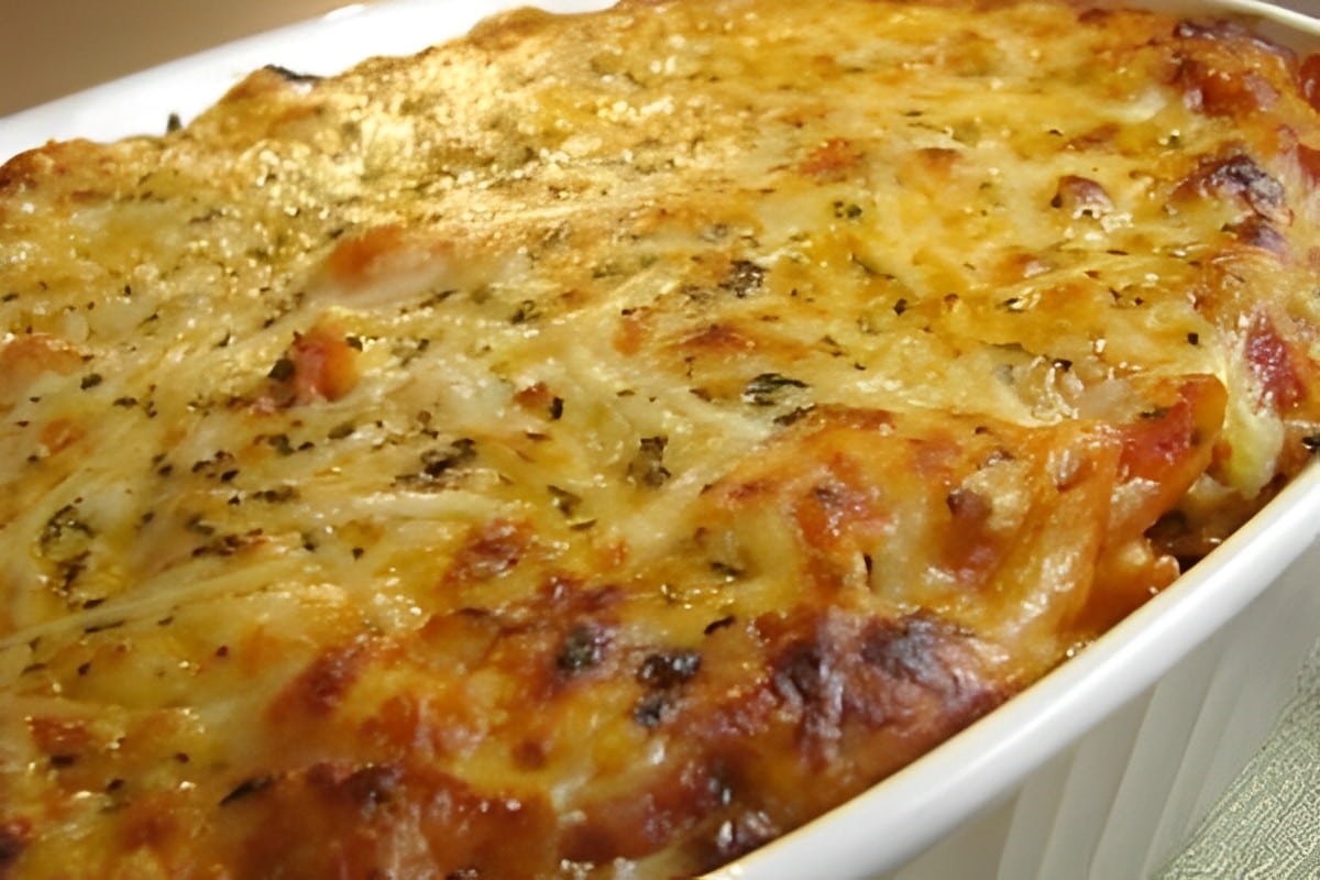 Gratinado de repolho assado no forno um prato leve e saudável para seu ...
