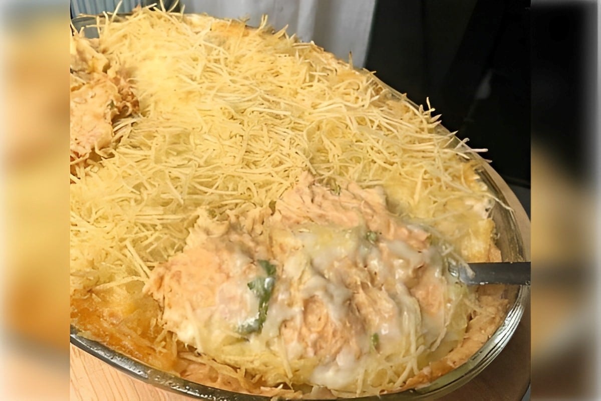 Fricassé de frango simples e prático para o almoço ou jantar