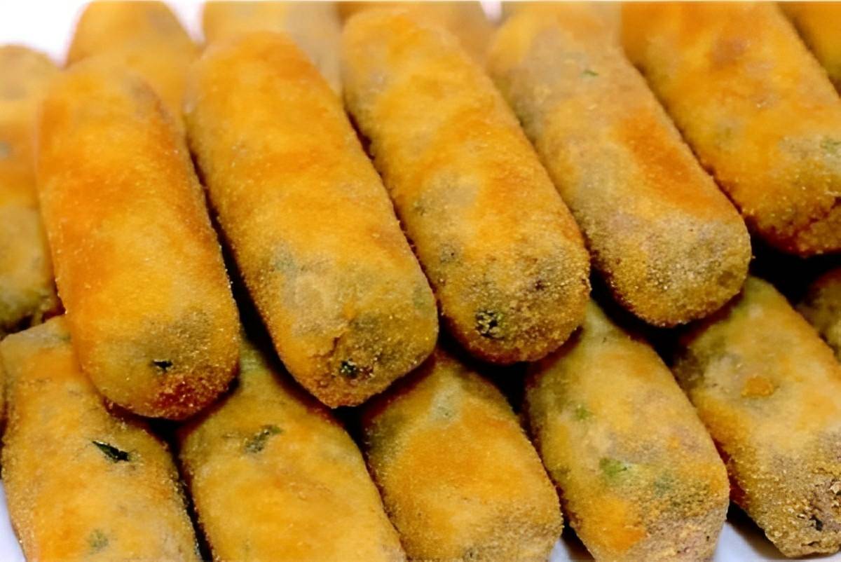 Croquete de carne um salgado delicioso e muito prático de preparar ...