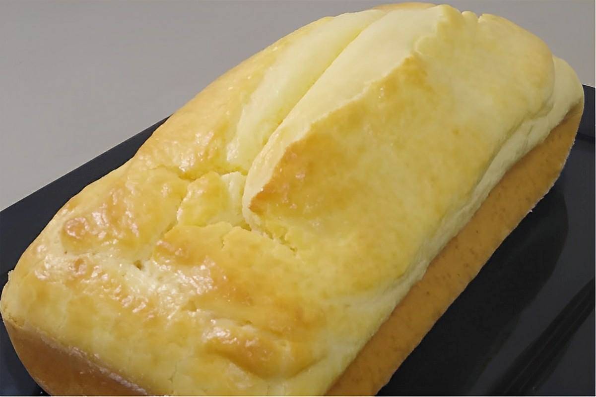 Pão de tapioca grande para fazer sanduíches feito no liquidificador e ...