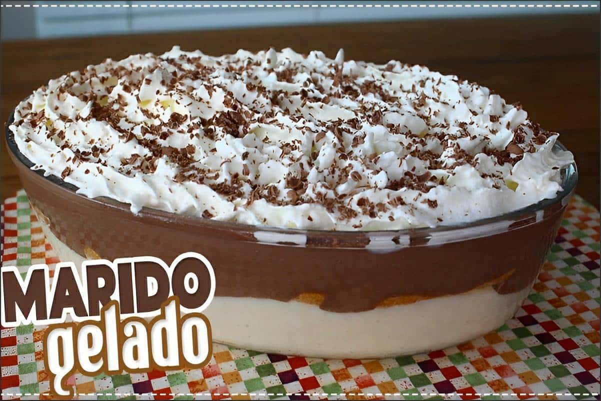 Sobremesa marido gelado uma sobremesa simples e prática que é a cara do natal