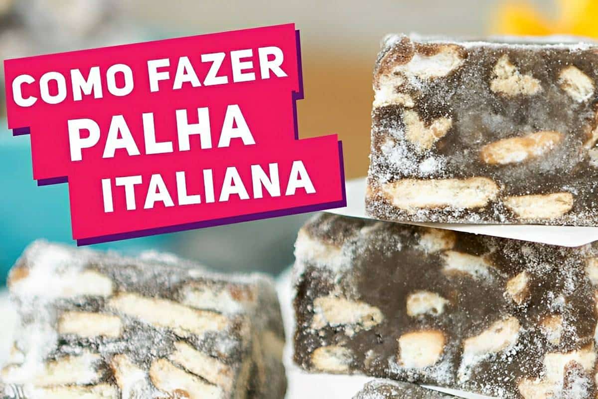 Palha italiana simples e deliciosa perfeita para o lanche das crianças ...