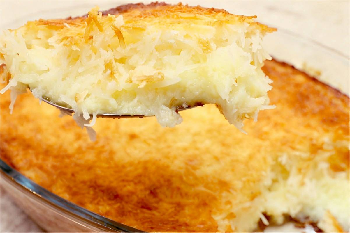 Cocada de forno simples basta misturar os ingredientes e levar para ...