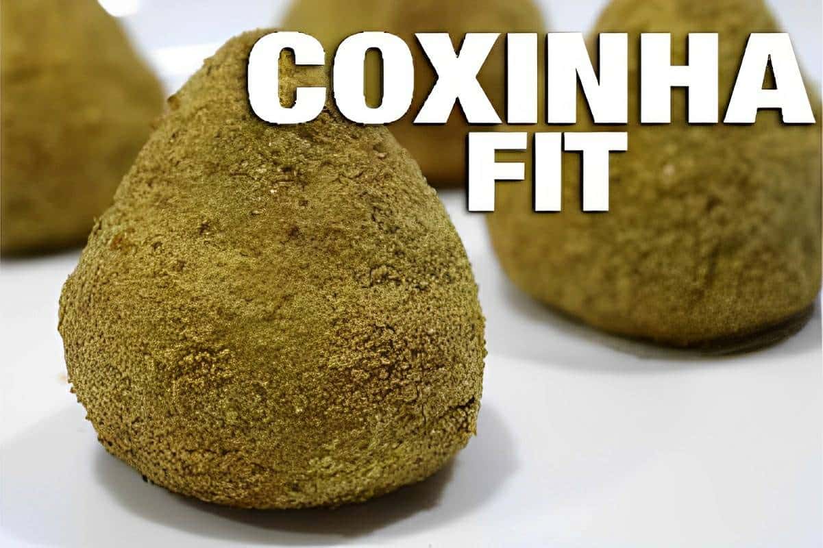 Coxinha fit de batata doce com frango é uma delícia pra comer sem culpa