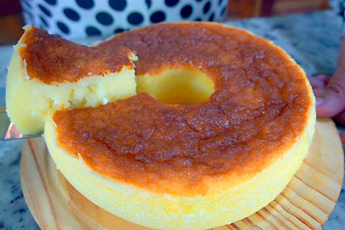 Sobremesa docinho do céu simples e deliciosa basta bater os ...