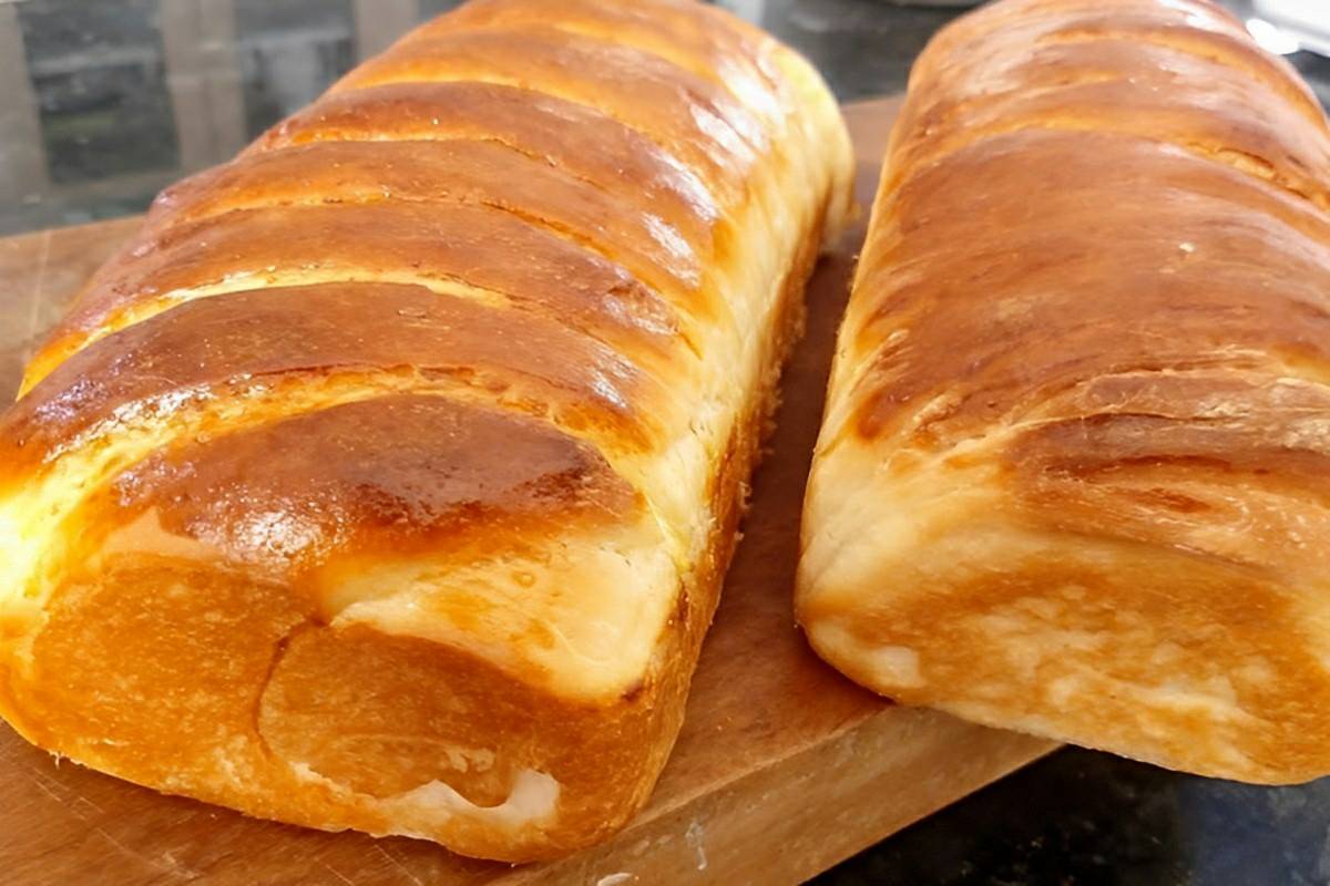 Pão de creme de leite um pão caseiro fácil macio e bem fofinho perfeito ...
