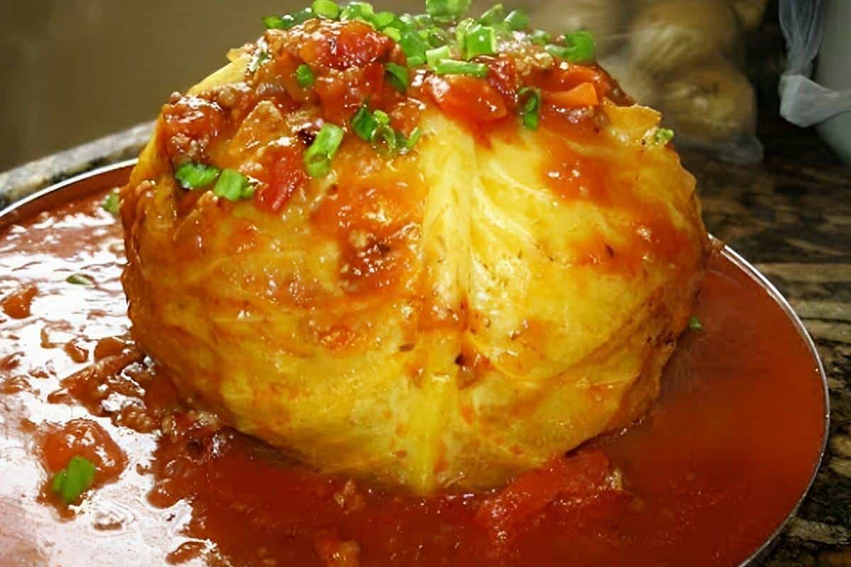 Repolho recheado ao molho uma receita simples e barata para variar o ...