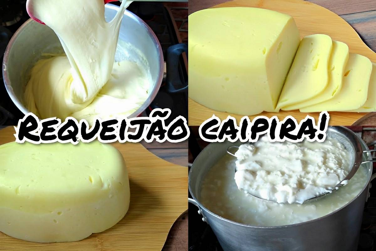 Requeijão de corte caseiro o melhor queijo que você vai provar na sua vida
