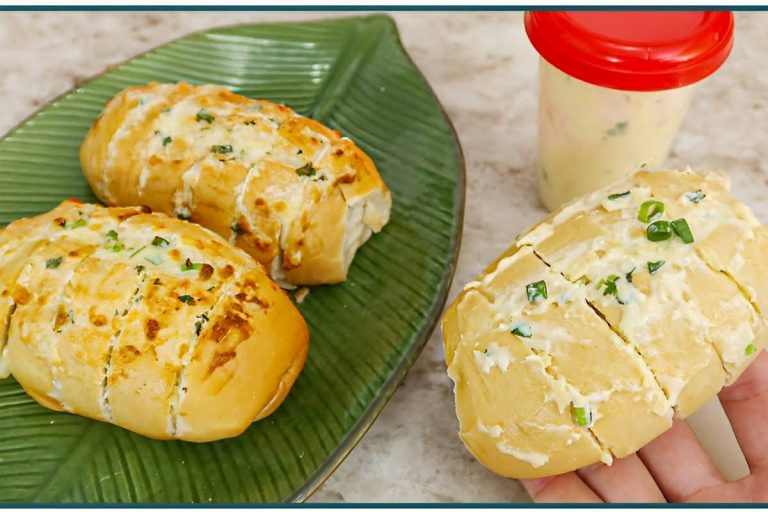 Pão de alho com pão francês e muçarela delicioso e perfeito para o seu ...