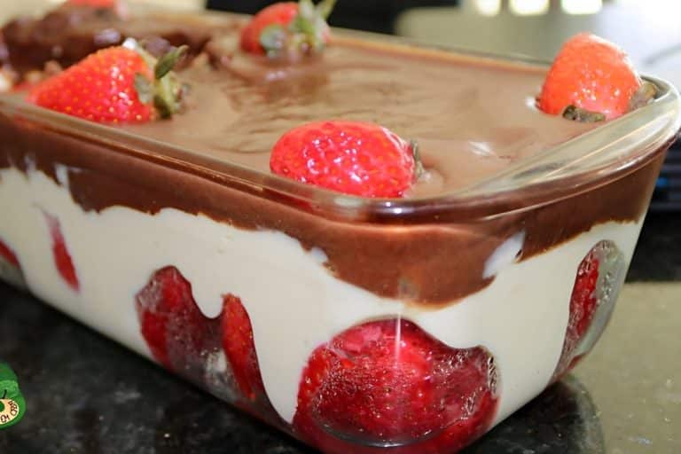 Sobremesa fácil de morango para o Dia das Mães uma sobremesa deliciosa e que vai enfeitar a sua mesa