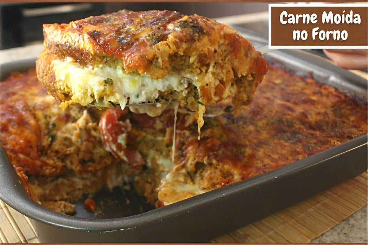 Carne moída recheada com muçarela uma receita simples e fácil para ...