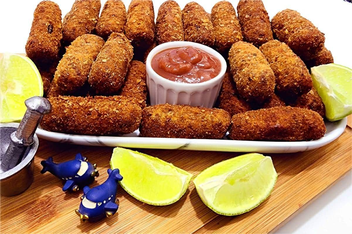 Fiz 60 croquetes deliciosos para o lanche com apenas 500 gramas de ...