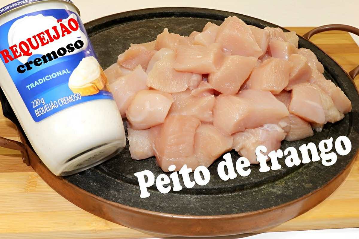 A melhor receita com peito de frango da minha vida muito cremosa ...