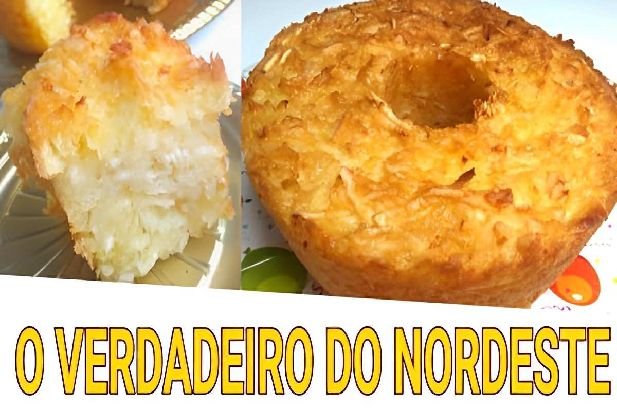 Bolo de macaxeira bem rústico e delicioso para o seu lanche da tarde ou ...