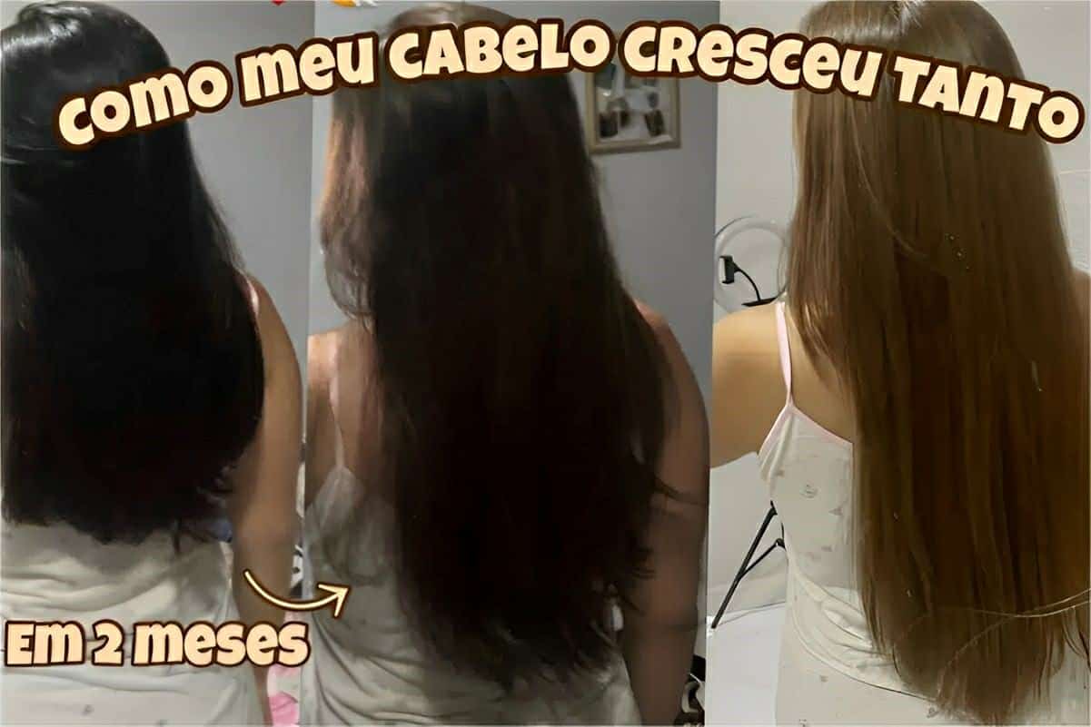 Dica para o cabelo crescer mais rápido e mais forte e saudável