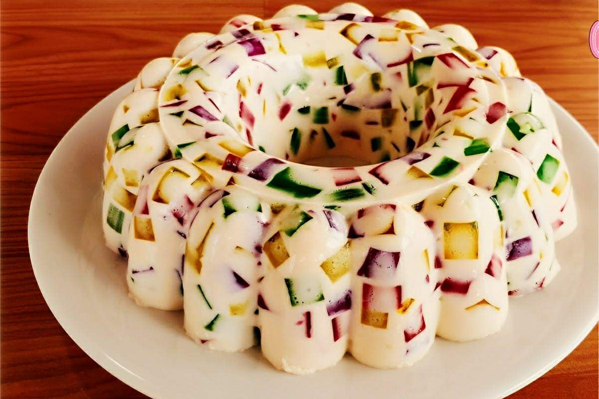 Gelatina Colorida De Liquidificador Uma Sobremesa Simples E Deliciosa