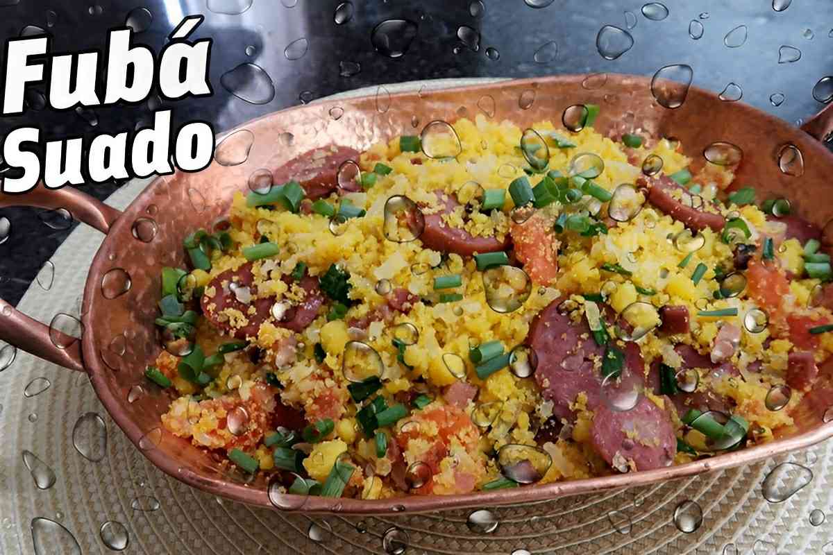 Fubá suado mineiro: um prato único delicioso e fácil de fazer para o ...