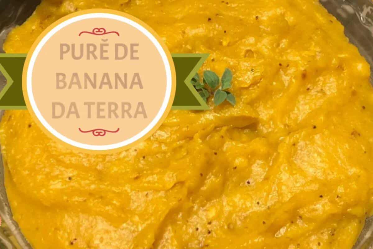 Aprenda fazer esse purê de banana-da-terra que fica muito saboroso e não dá trabalho de fazer