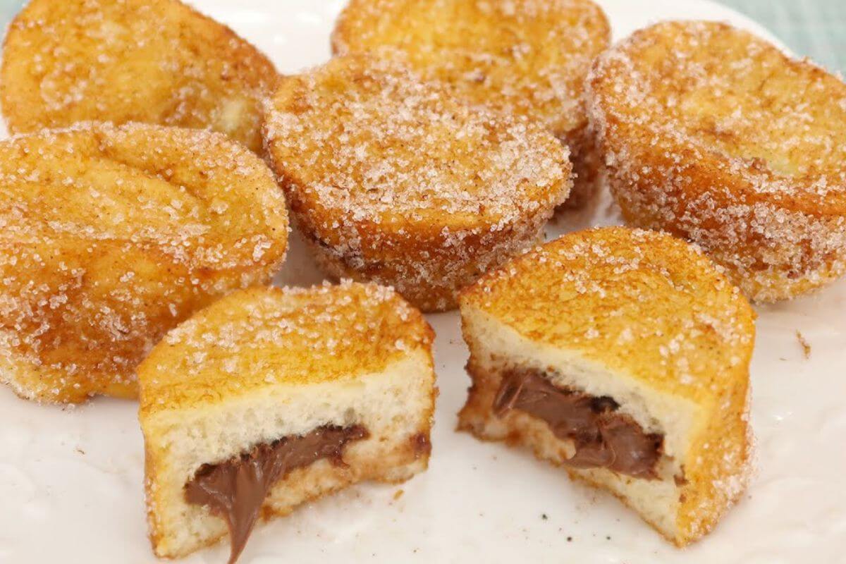 Rabanada recheada uma receita deliciosa que rende bastante ótima para o ...