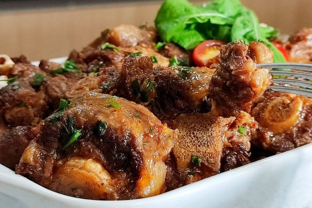 Receita de rabada muito suculenta e saborosa com um tempero especial