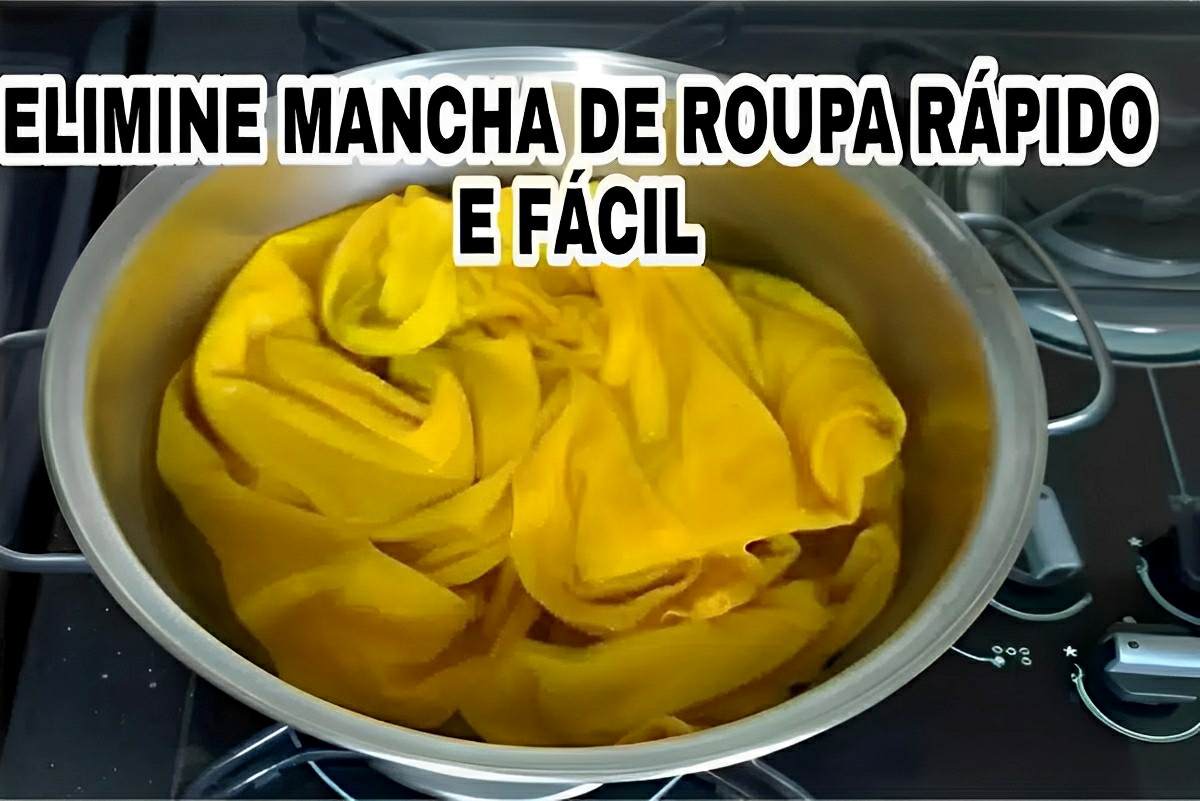 Diarista ensina uma dica caseira para eliminar manchas das roupas