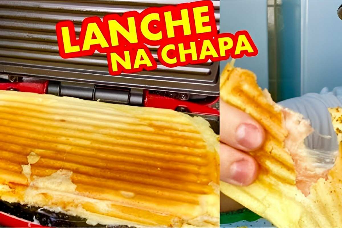 Lanche na sanduicheira delicioso que fica pronto em 5 minutos