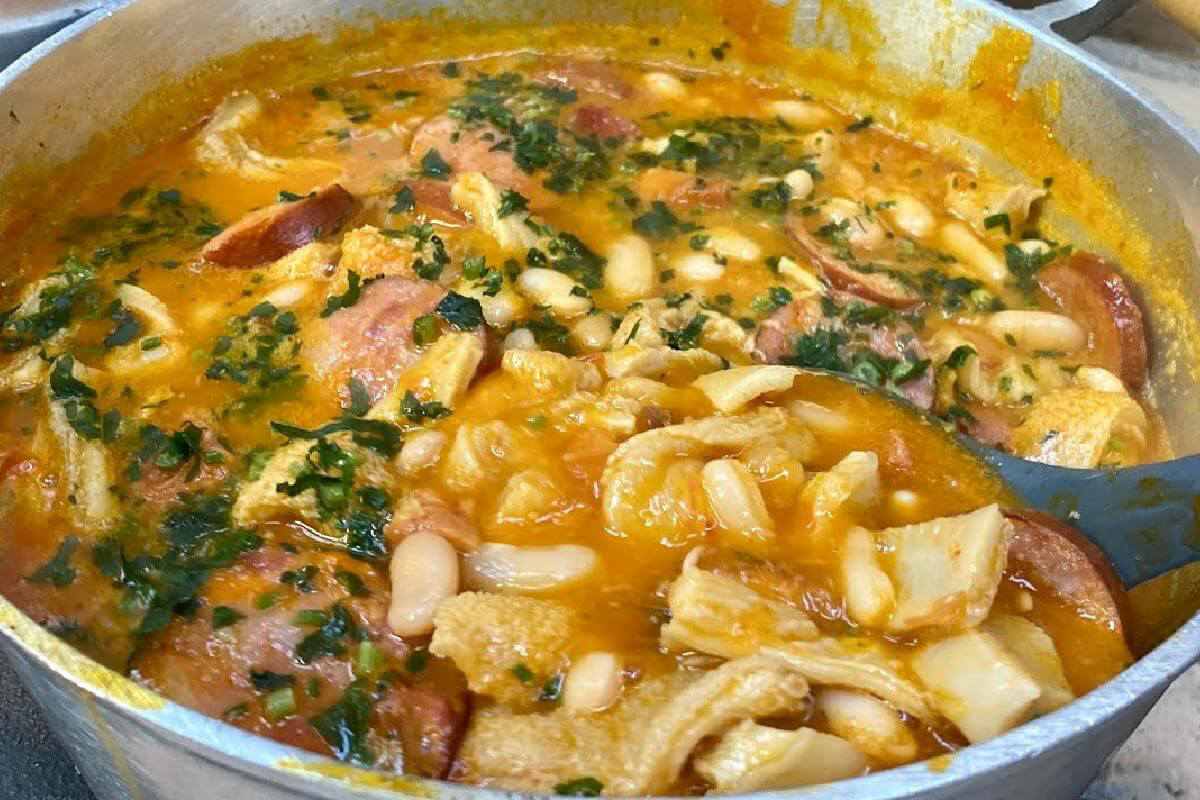 Receita de dobradinha com feijão branco muito saborosa para o almoço de ...