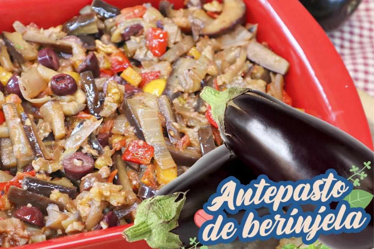 Essa é a melhor receita de antepasto de berinjela que existe muito ...