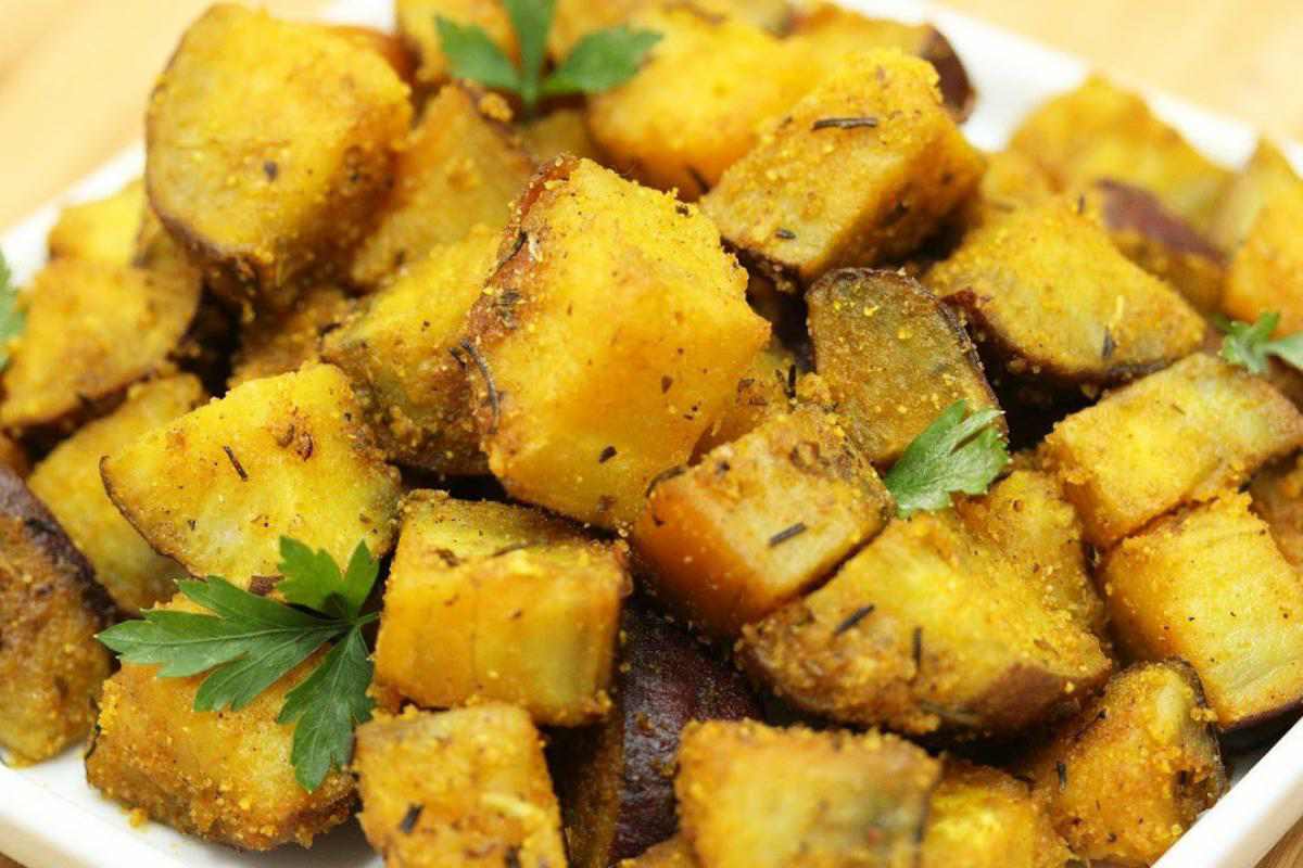 Batata doce assada um acompanhamento com cara de sofisticado para seu ...