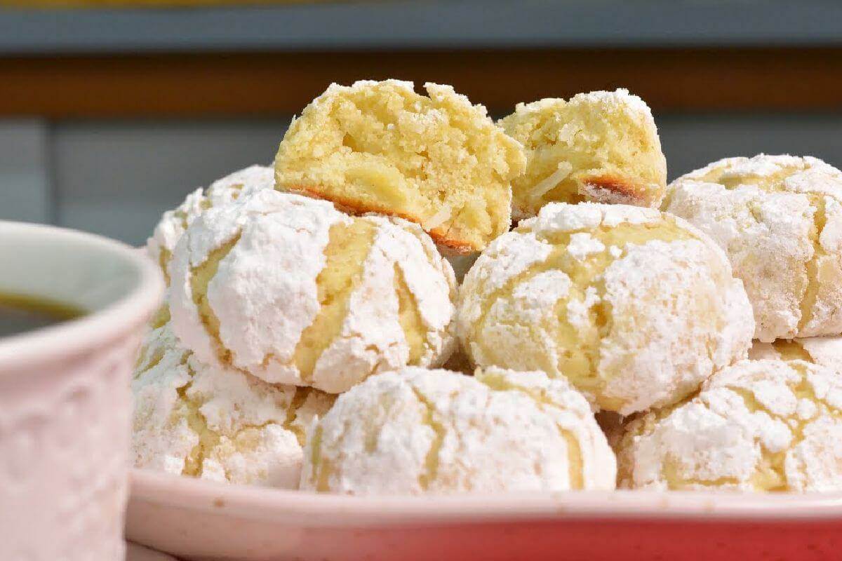 Biscoito de limão com coco uma novidade que todo mundo vai adorar na ...