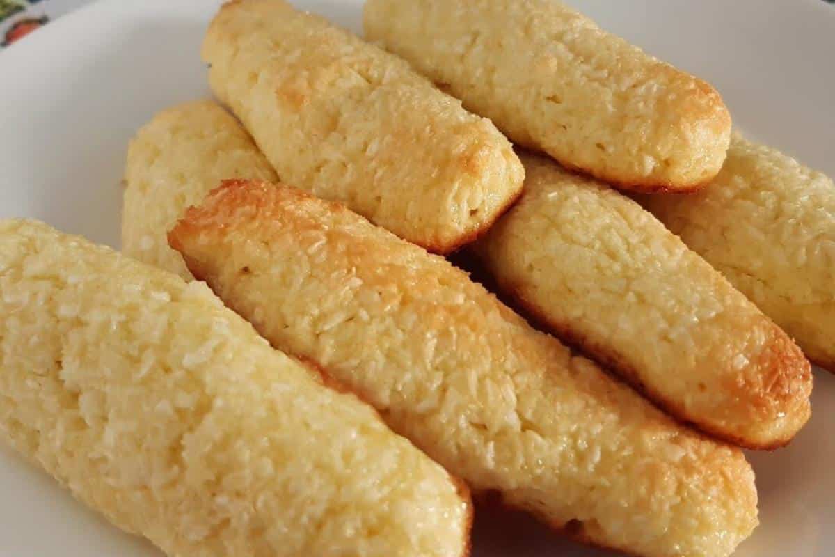 Biscoito de coco sem glúten ótimo para quem sofre de intolerância