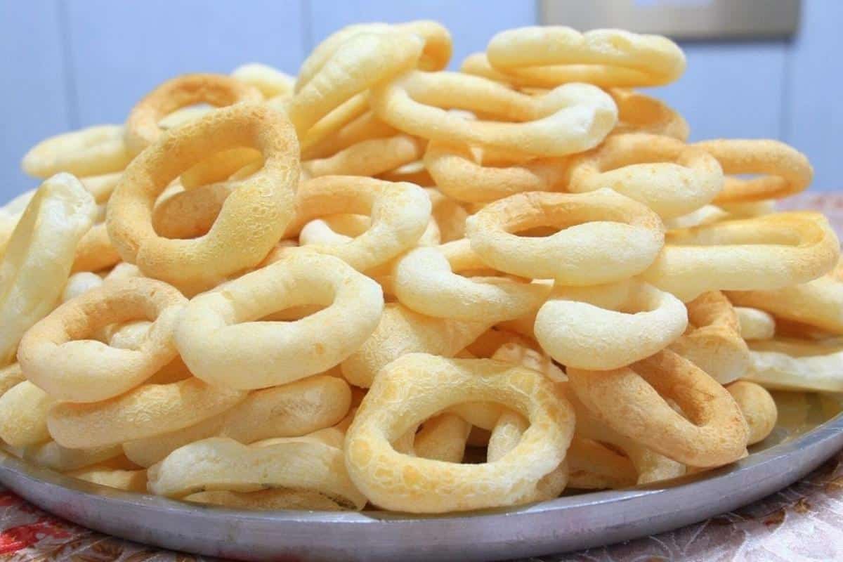 Biscoito de polvilho assado da vovó delicioso e fácil de fazer