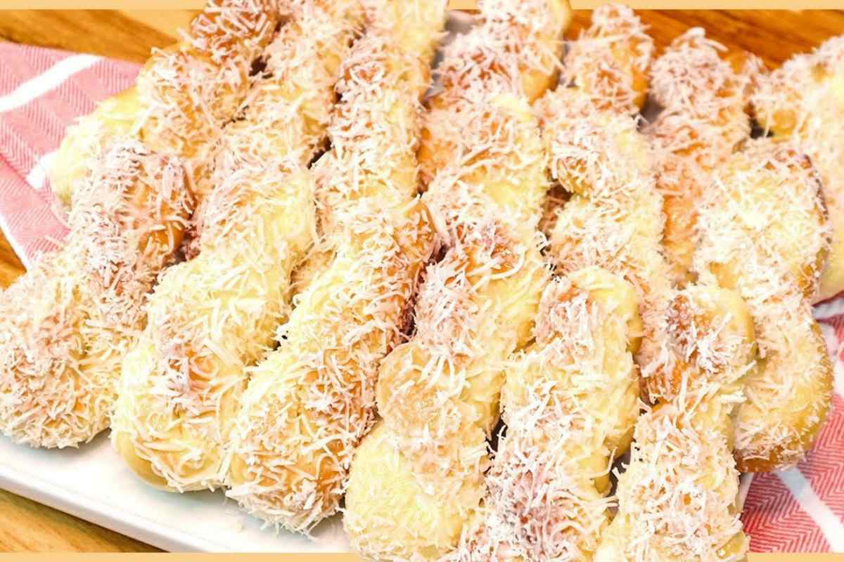 Essas rosquinhas de coco são de uma receita que aprendi com a minha avó ...