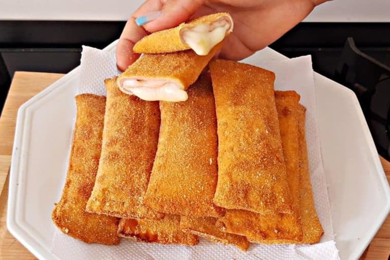 Salgado frito que viralizou na internet de tão fácil e prático de preparar