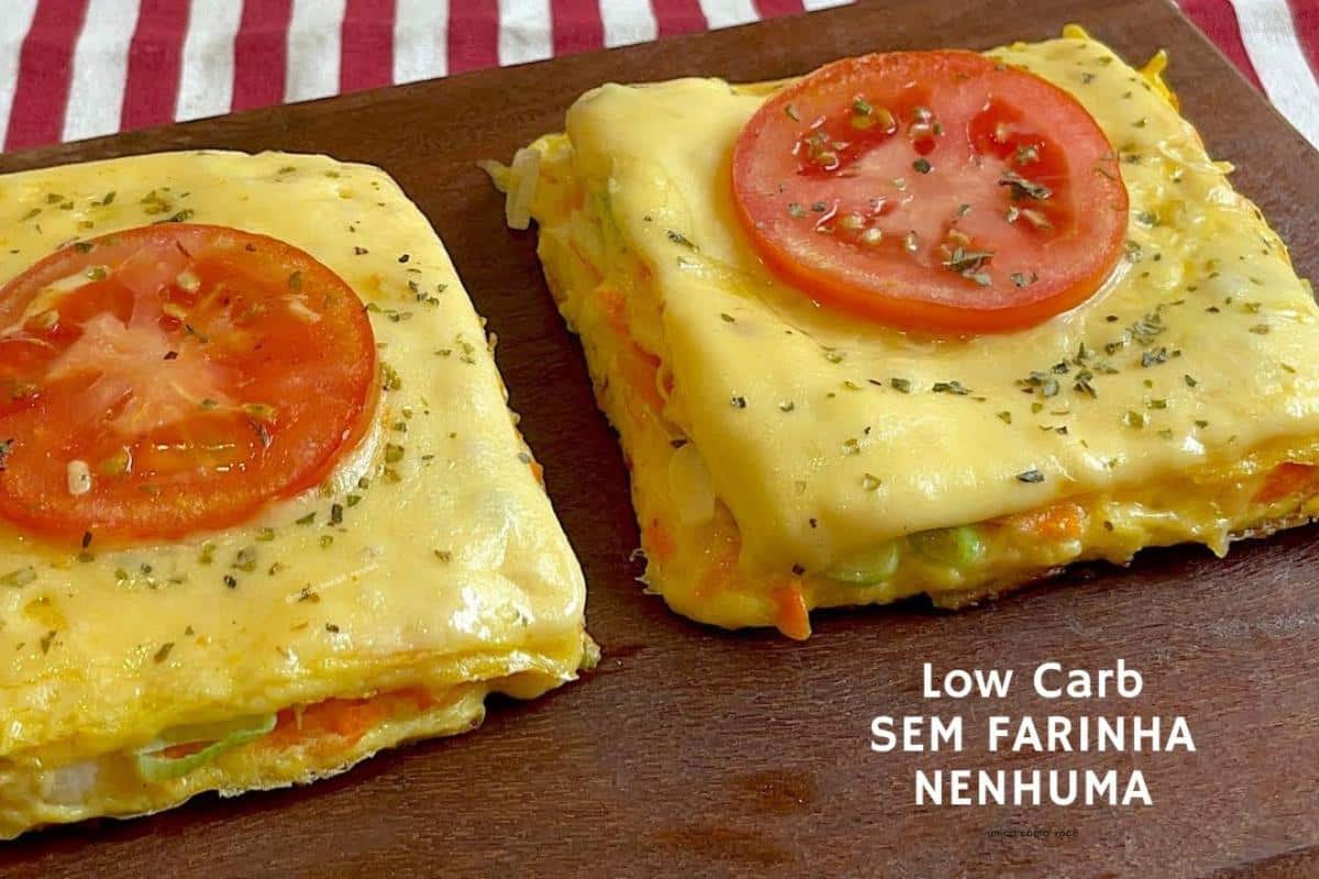 Lanche low carb muito nutritivo e saboroso bem simples de fazer