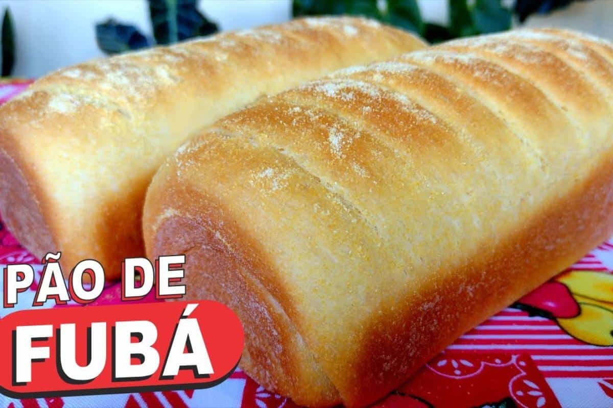 Pão de fubá da roça delicioso e fofinho para comer quentinho com ...