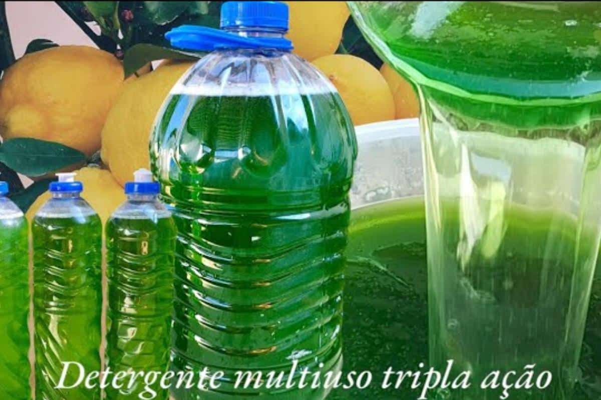 Como fazer detergente multiuso caseiro: rende muito e tira a gordura da ...