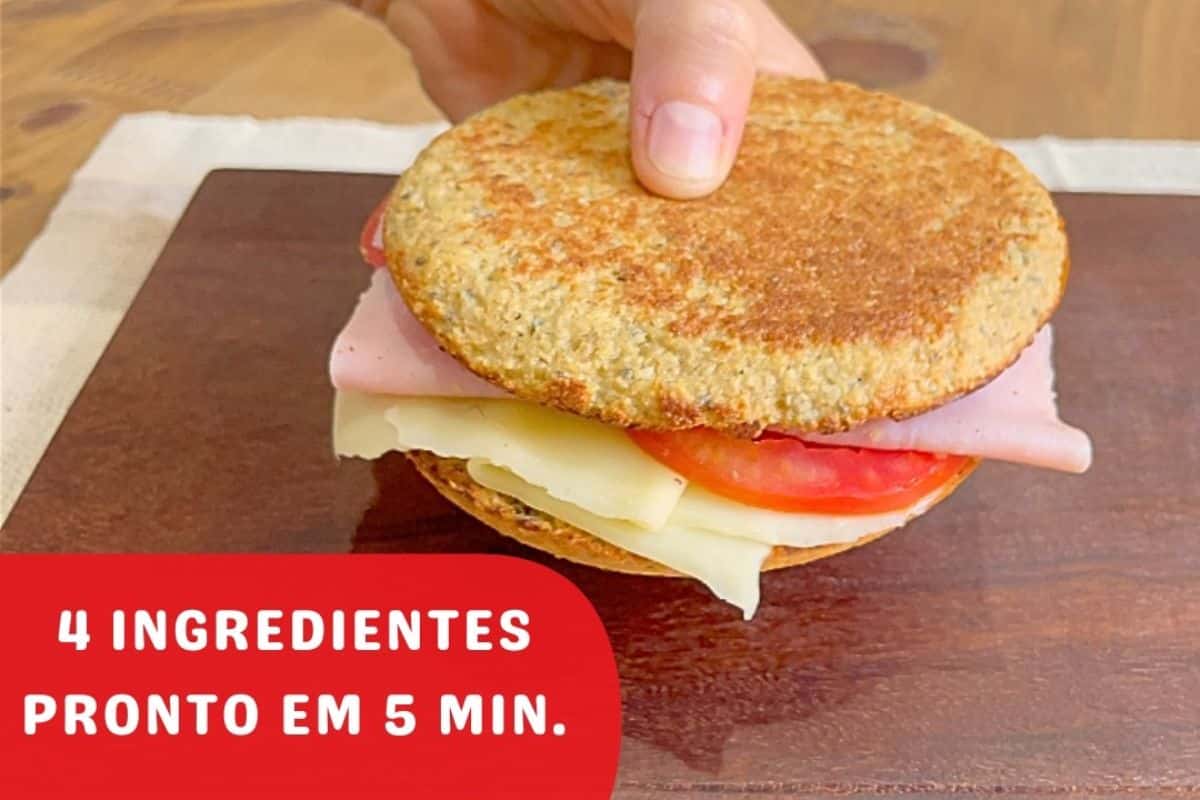 Lanche low carb fácil e barato para saborear sem culpa durante a dieta