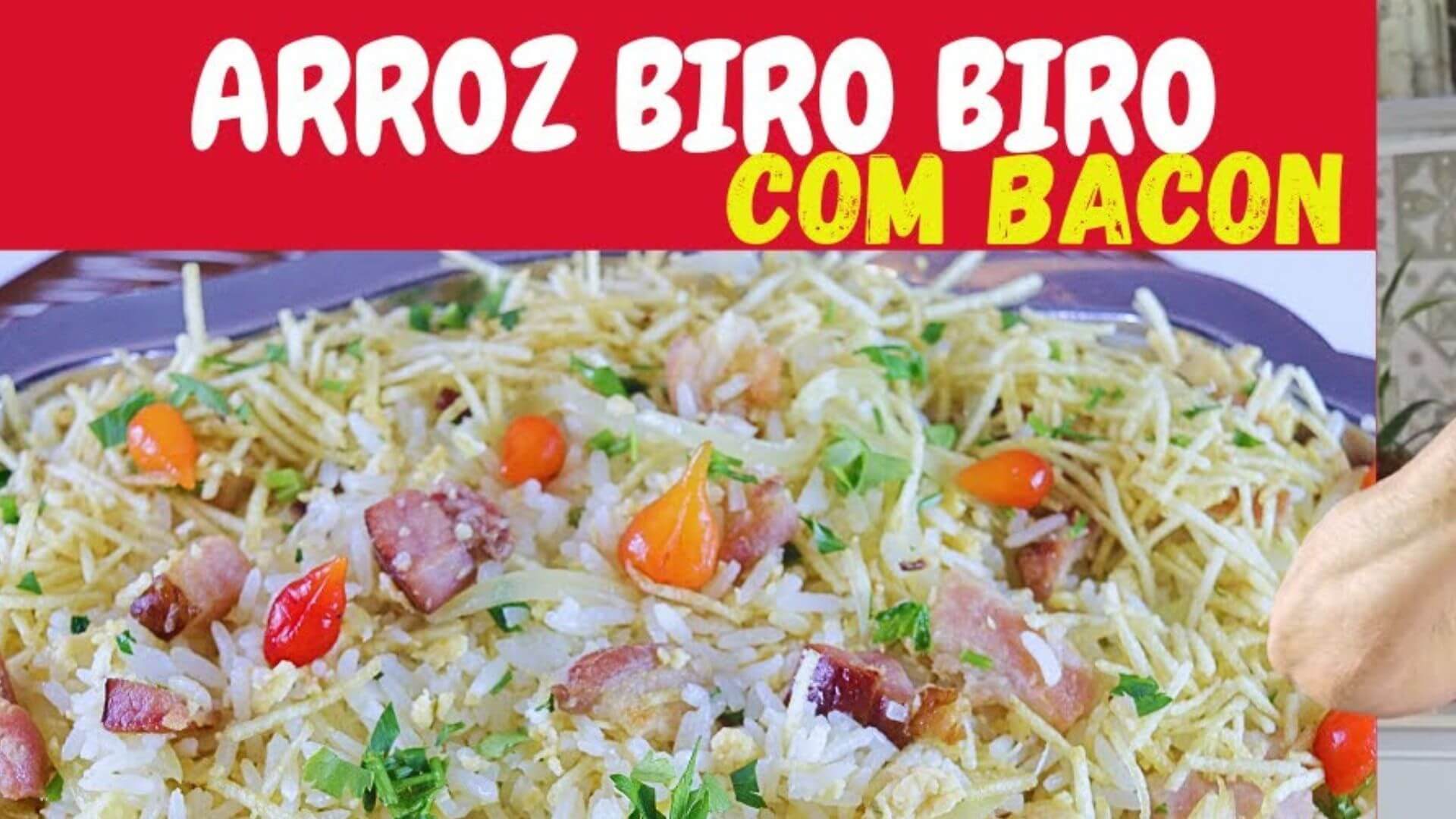 Arroz biro biro colorido e completo para você servir na sua ceia de natal