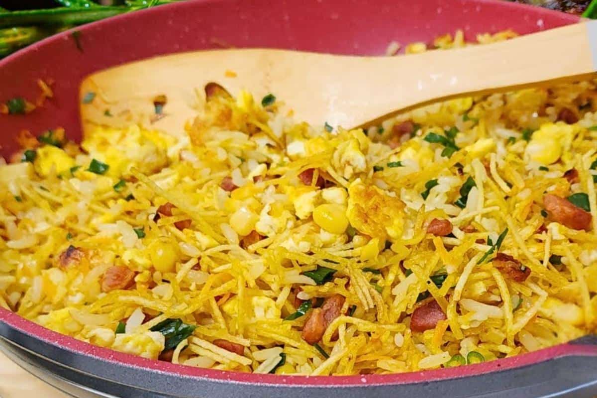 Como fazer o famoso arroz biro biro completo e muito saboroso