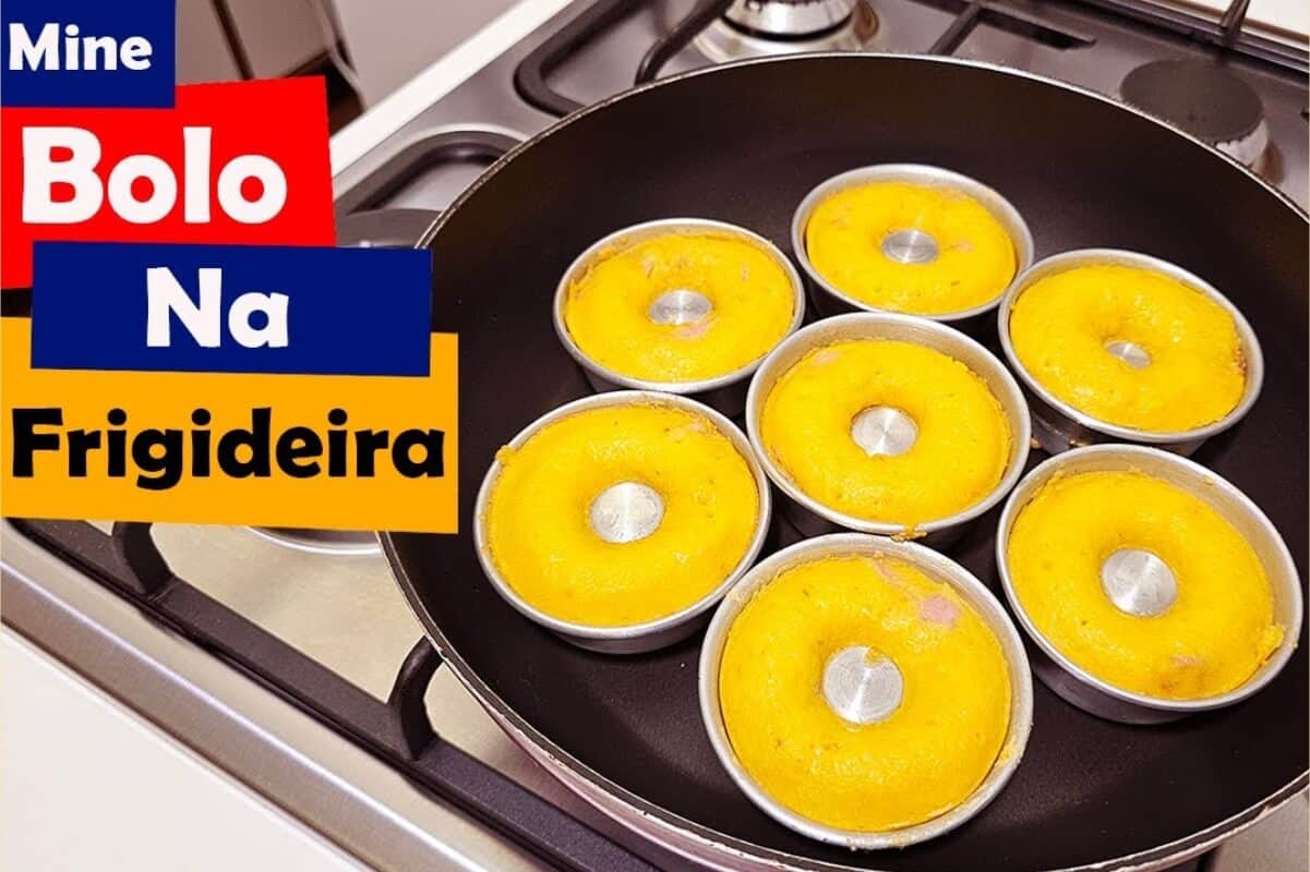 Bolo de flocão na frigideira sem glúten e sem leite que você vai adorar