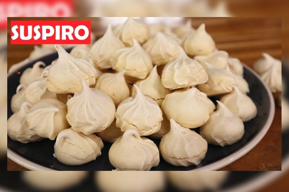 Suspiro caseiro super prático de fazer e desmancha na boca