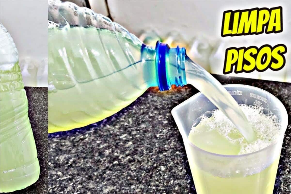 Como fazer um limpa pisos caseiro muito fácil e econômico: potente e ...