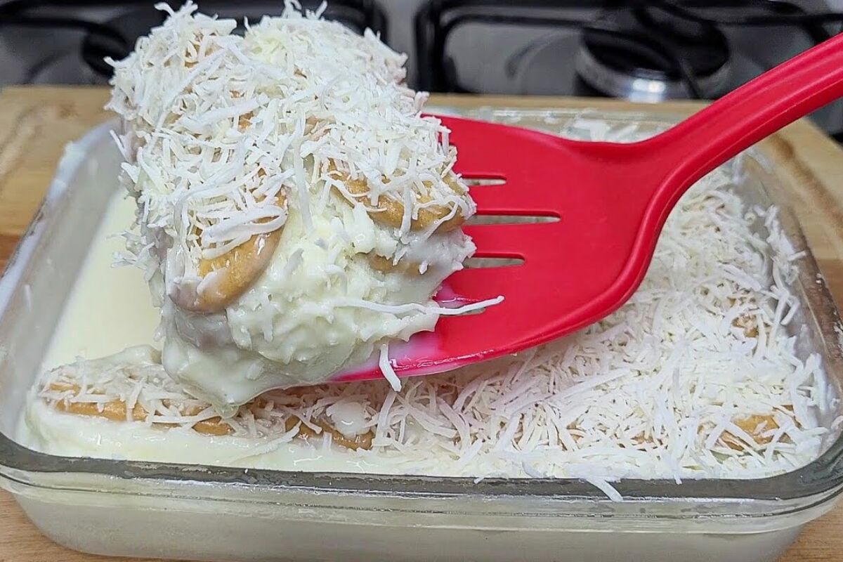 Pavê com coco prático de fazer e com aquele sabor irresistível que ...