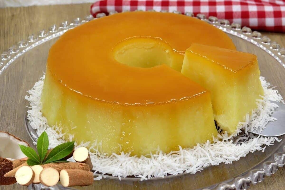 Pudim de mandioca com coco: ótima dica para surpreender no sabor da ...